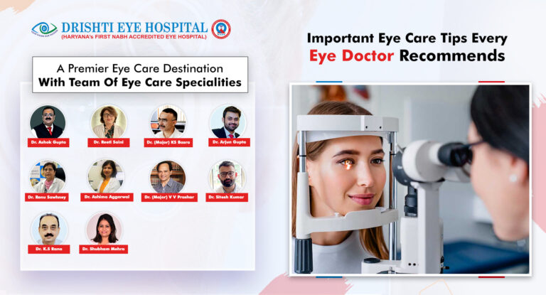 Eye Doctor Tips for Healthy Eyes | Drishti Eye Hospital
